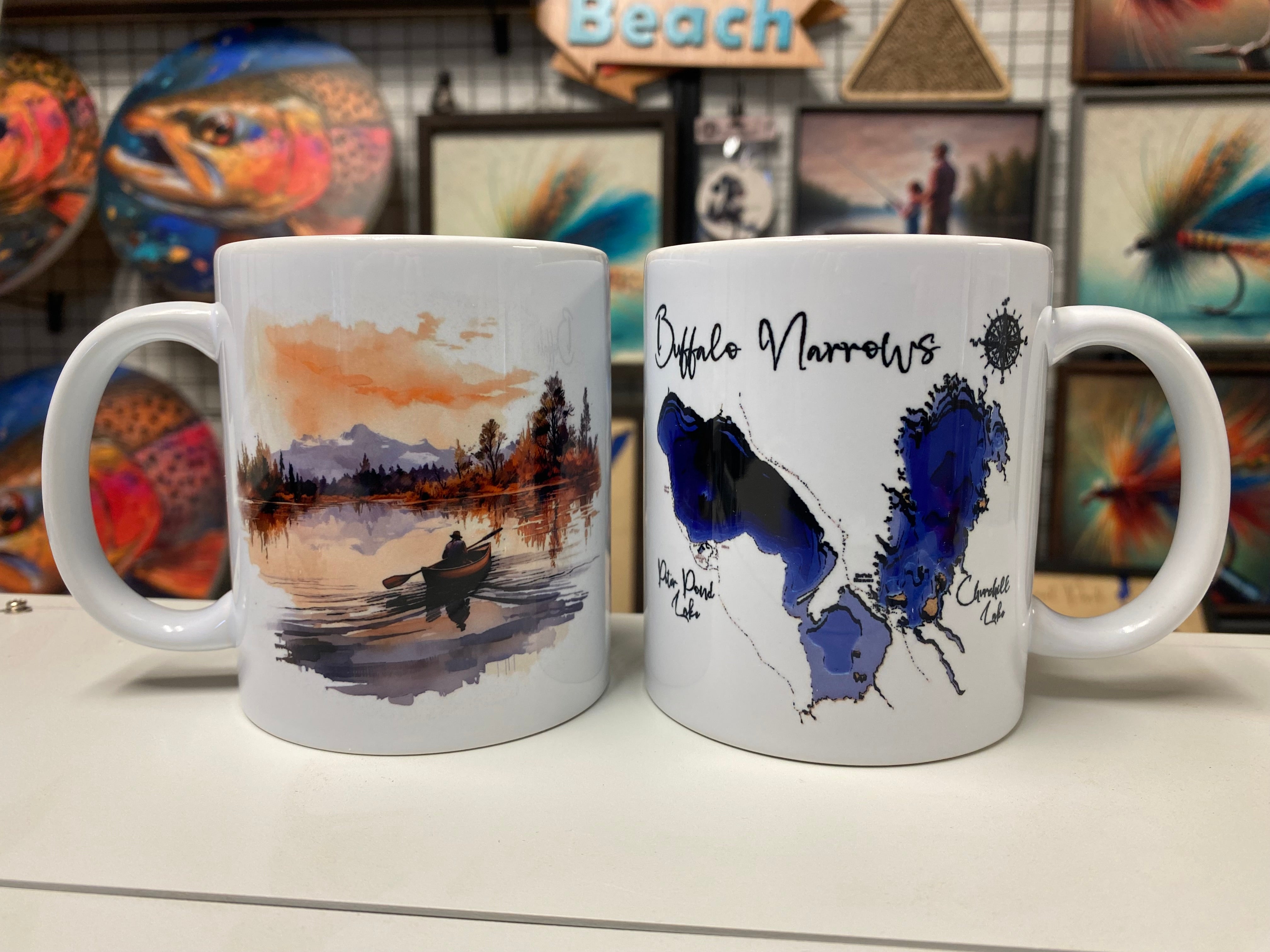 Buffalo Narrows Ceramic Mug – Northern maps