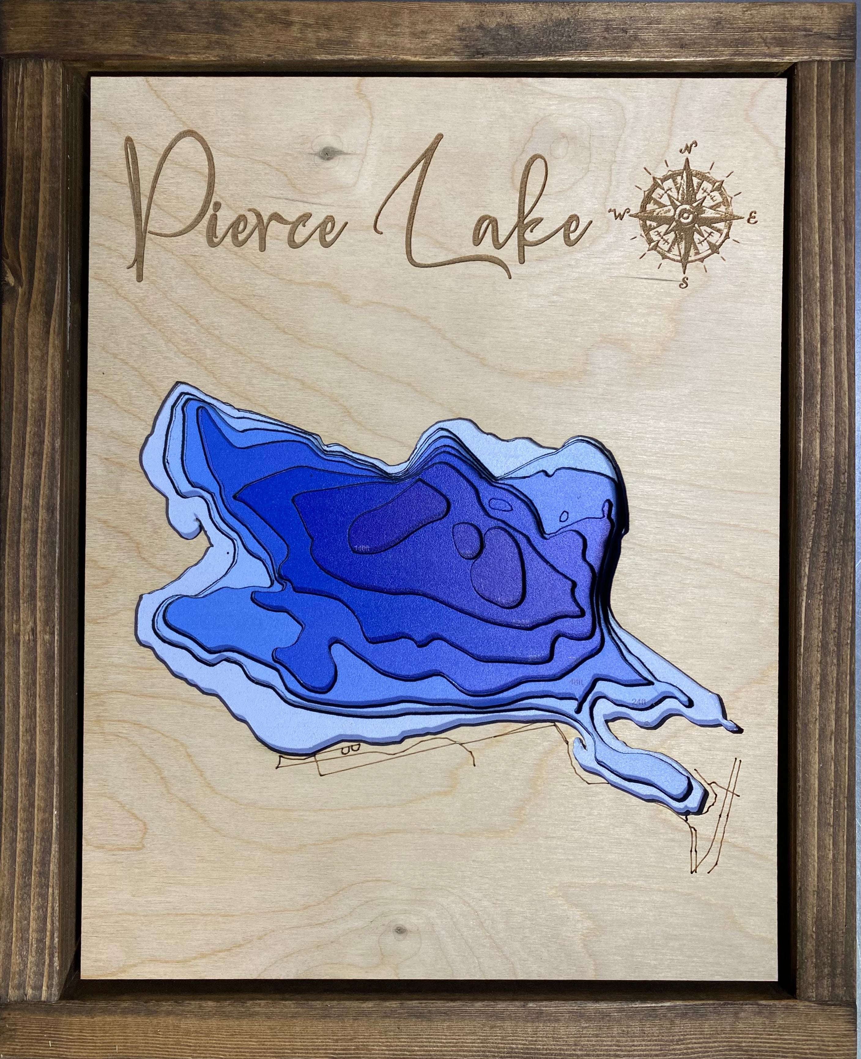 Pierce lake , Saskatchewan (10x13”) – Northern maps