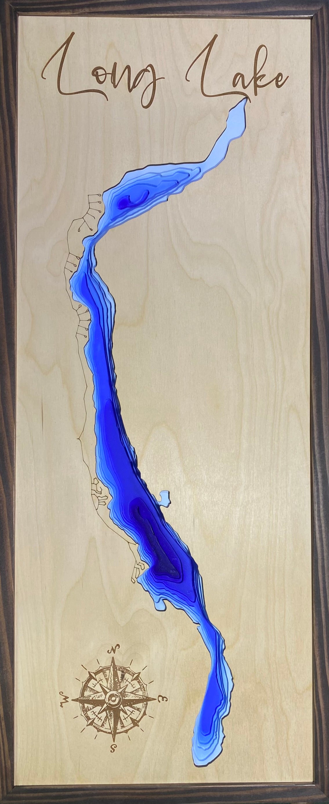 Wood map Long Lake , AB – Northern maps