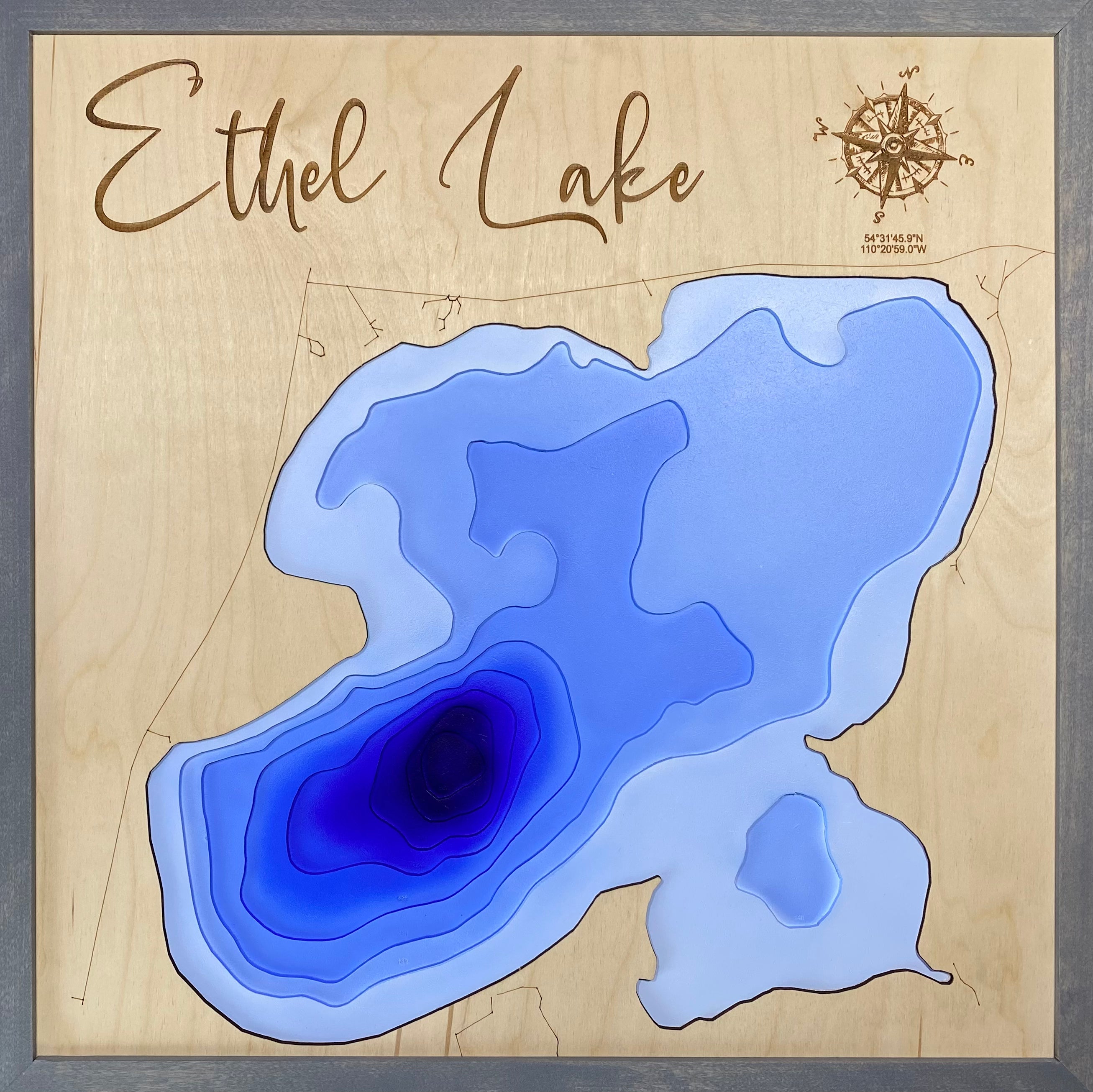 Ethel Lake , Alberta – Northern maps